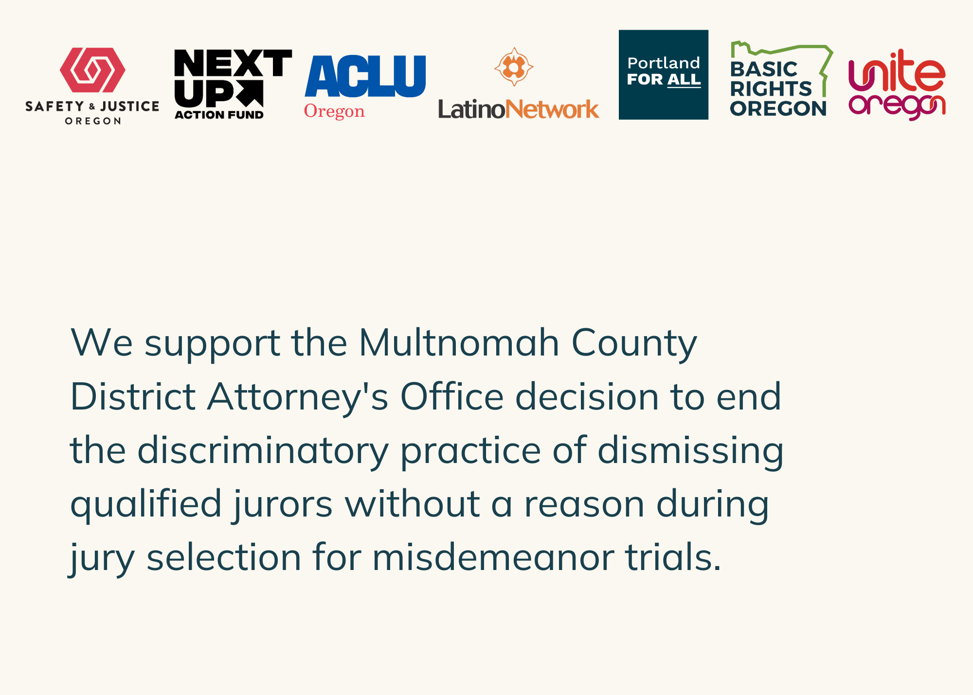 A Step Towards Equity: Multnomah County DA Eliminates Discriminatory ...